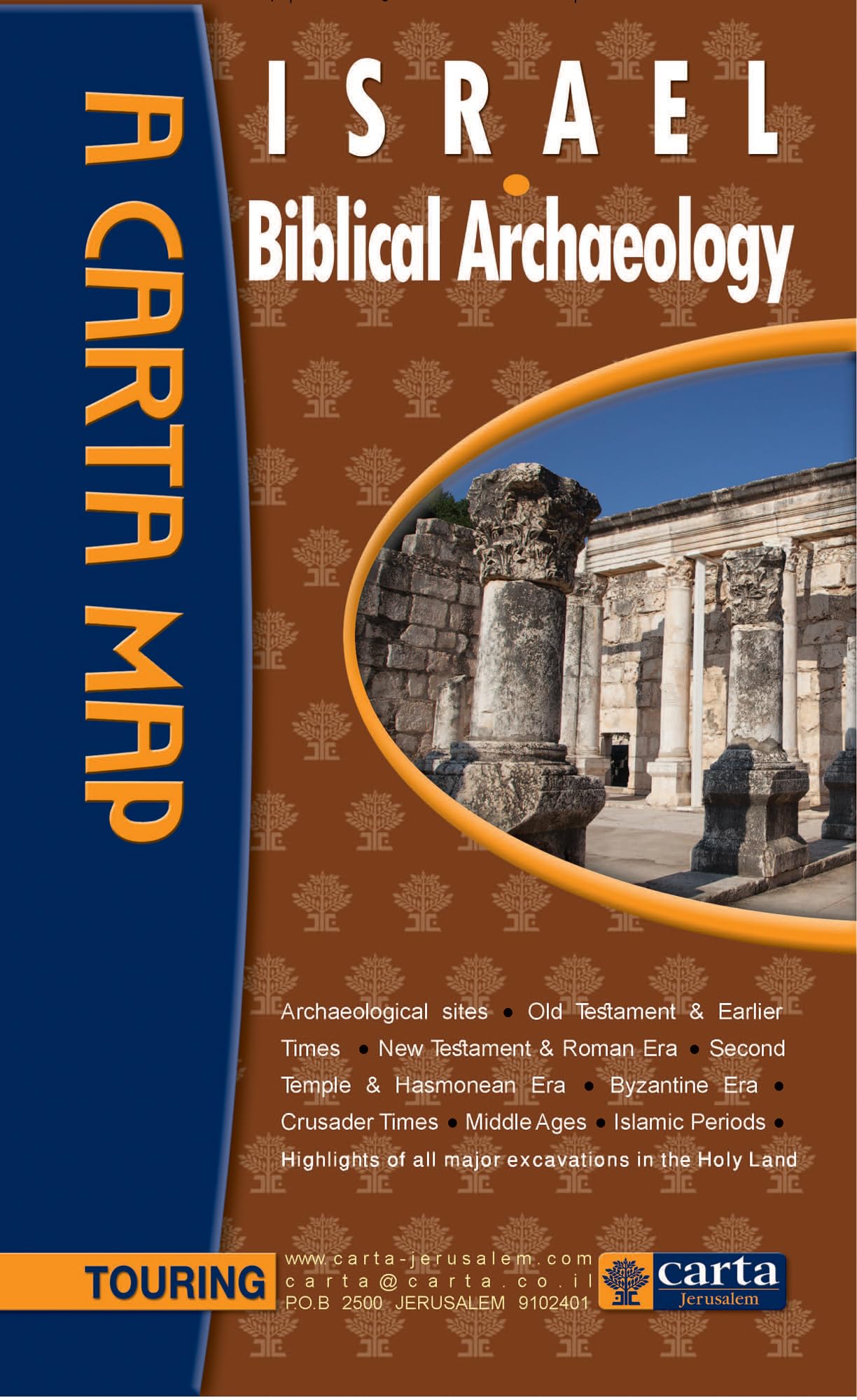Israel: Biblical Archaeology (Carta Map): Amazon.co.uk: Carta Jerusalem ...