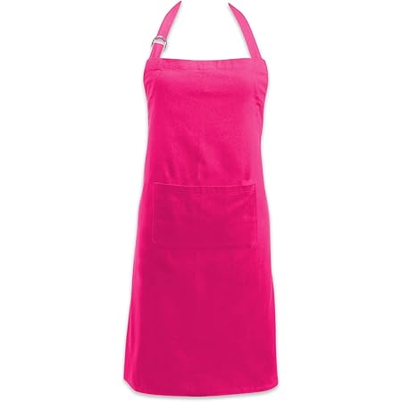 Amazon.com: Jubatus 2 Pack Bib Aprons with 2 Pockets Cooking Chef ...