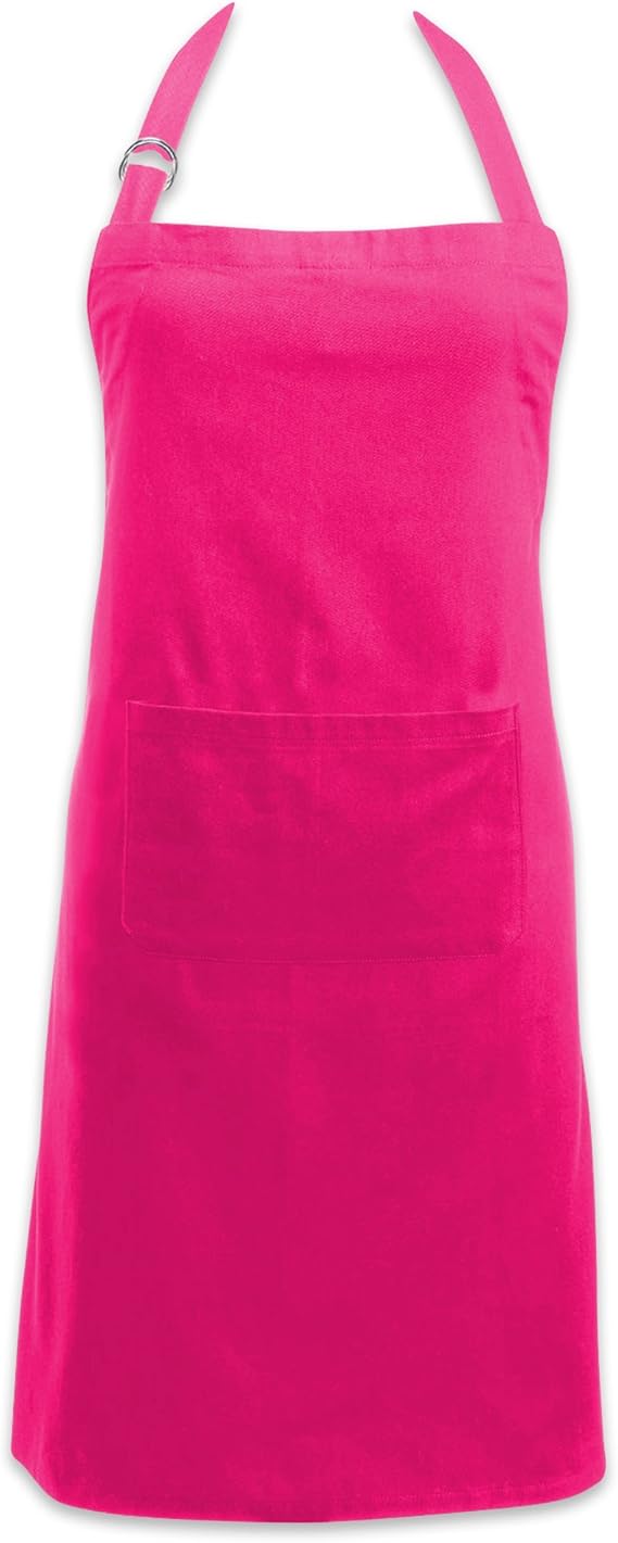 DII 100% Cotton, Colorful Unisex Bib Chef Kitchen Apron, Adjustable ...