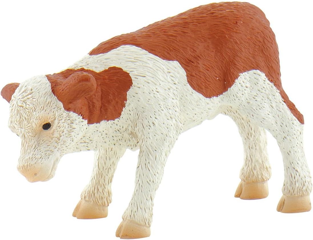 Bullyland Calf Fridolin in Brown/White Action Figure, Figures - Amazon ...