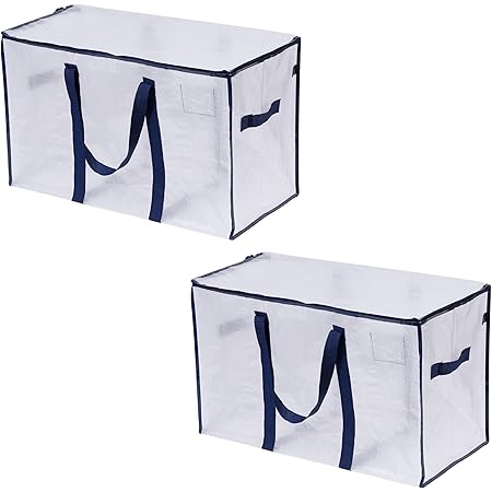 Amazon.com: VENO 2 Pack Extra Large Transparent Moving Storage Bags ...