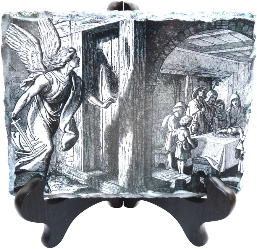 Amazon.com: Gifts by Lulee, LLC Passover or Pesach Slate Stone Plaque ...