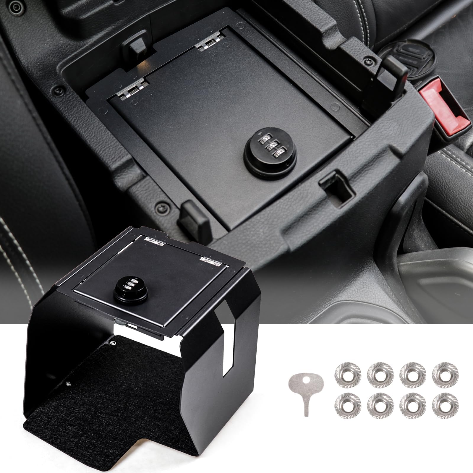 Amazon.com: Tuffy Locking Console Safe for Jeep Wrangler JL/Gladiator ...