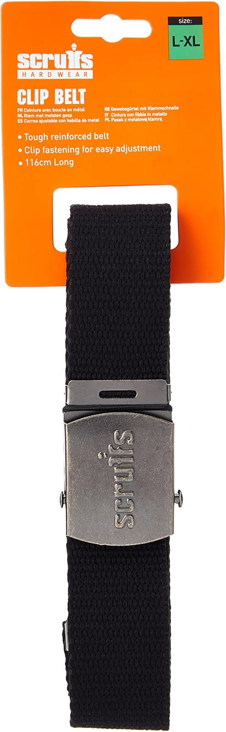 Scruffs T50304 Cotton Adjustable Clip Belt Black One Size : Amazon.co ...