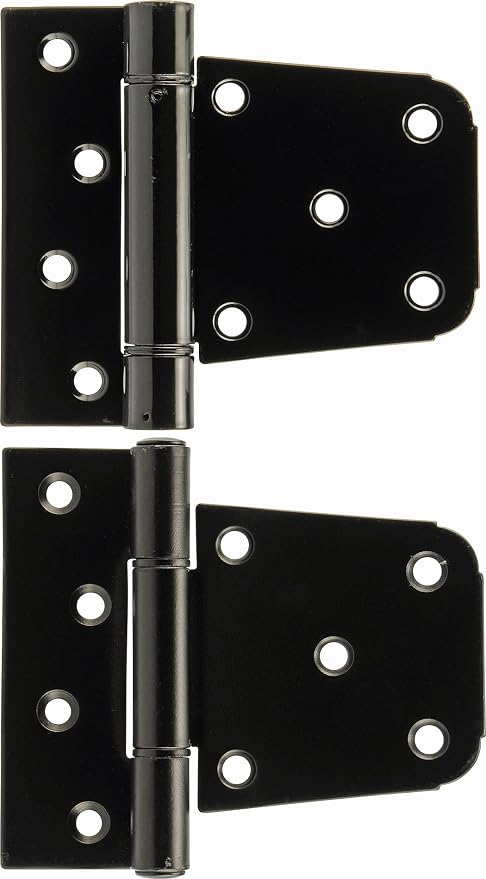 Amazon.com: Hillman 853350 3-1/2" Heavy Duty T-Hinge Set - Black Plated ...
