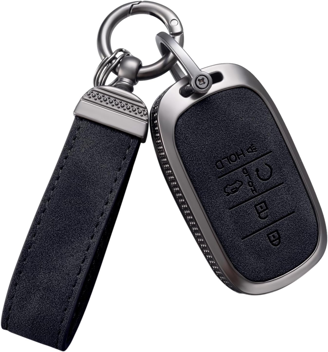 Amazon.com: YO&YOYE Compatible with Honda Key Fob Cover with Keychain ...