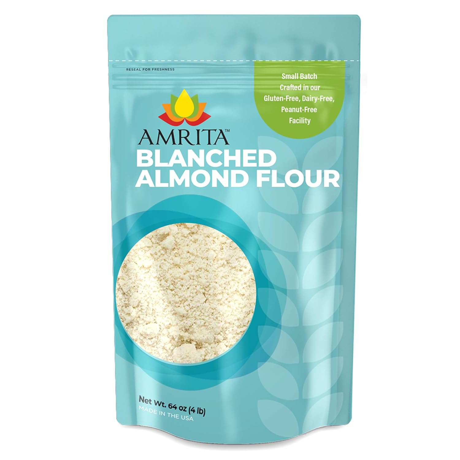Amazon.com : Amrita Blanched Almond Flour for Baking - Keto Friendly ...