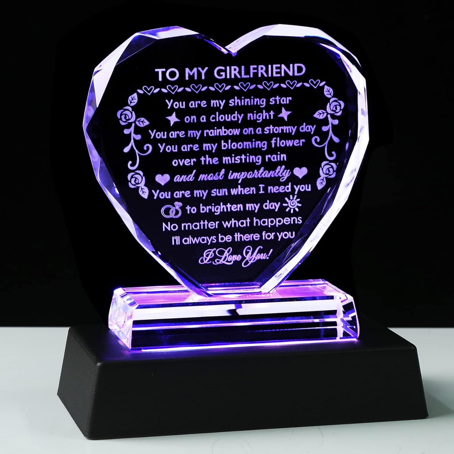 Amazon.com: YWHL Romantic Girlfriend Gifts from Boyfriend, To My ...