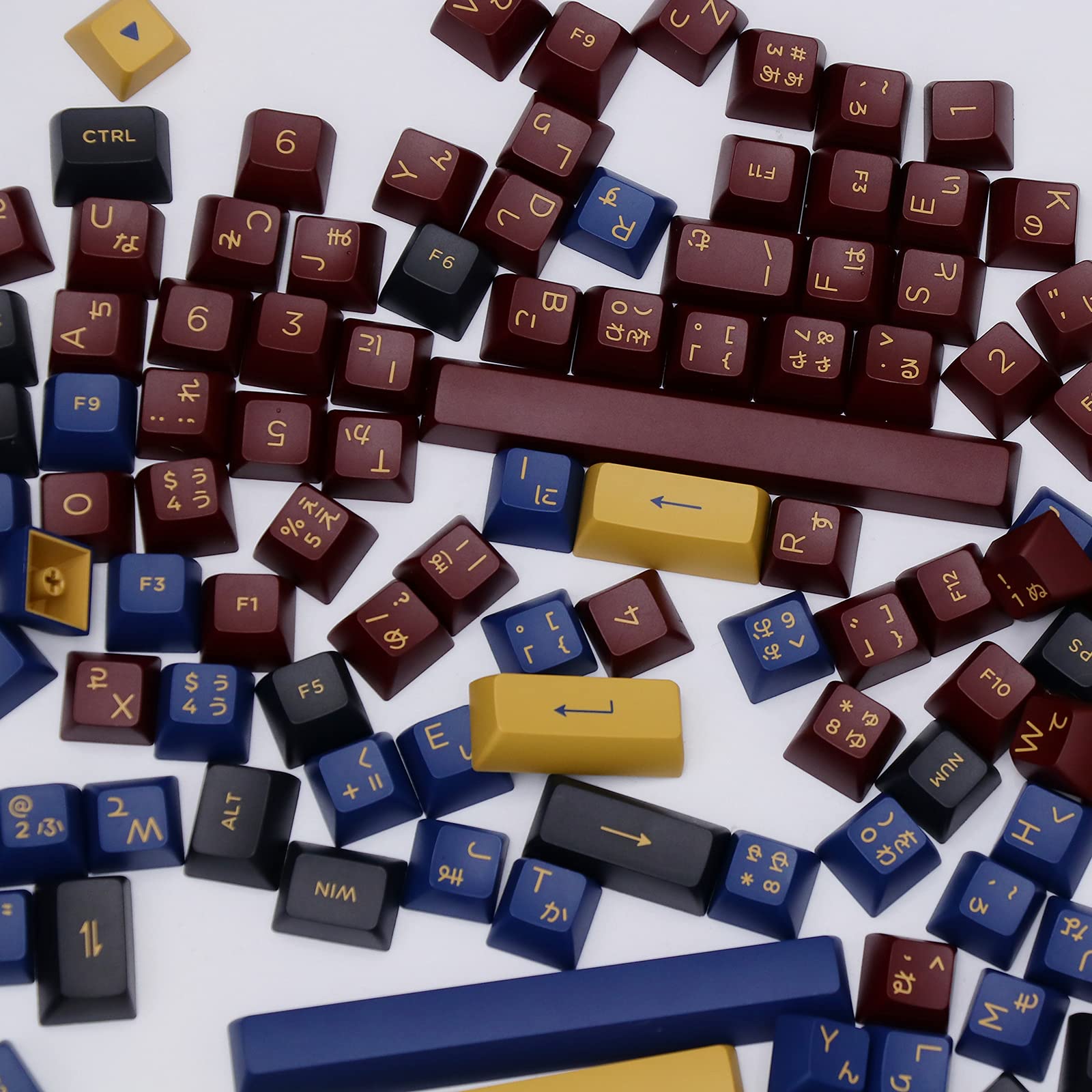 Buy EPOMAKER AKKO Red&Blue Samurai 226 Keys ASA Profile PBT Double Shot ...