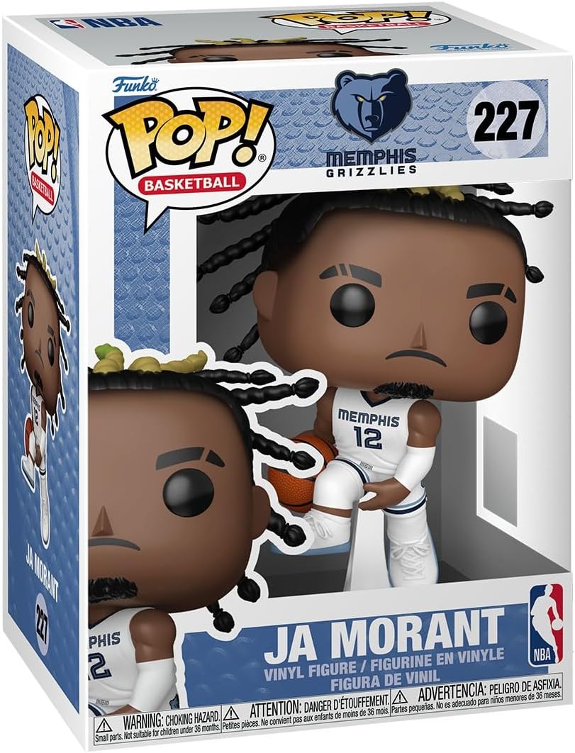 Amazon.com: Funko Pop! NBA: Grizzlies - Ja Morant - Home Uniform ...
