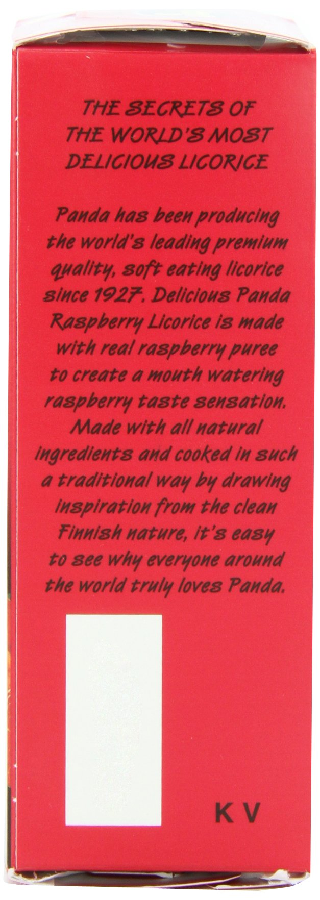 Snapklik.com : Panda All Natural Licorice Chews Raspberry, 7-Ounce Packages