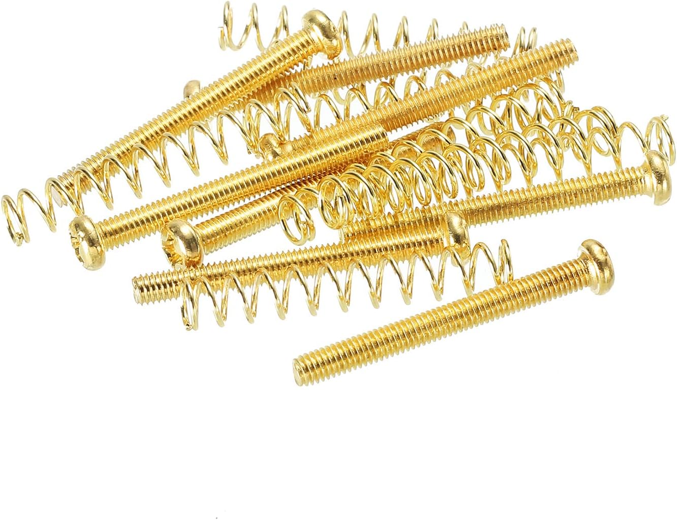 Amazon.com: PATIKIL Guitar Pickguard Mounting Screws with Spring ...