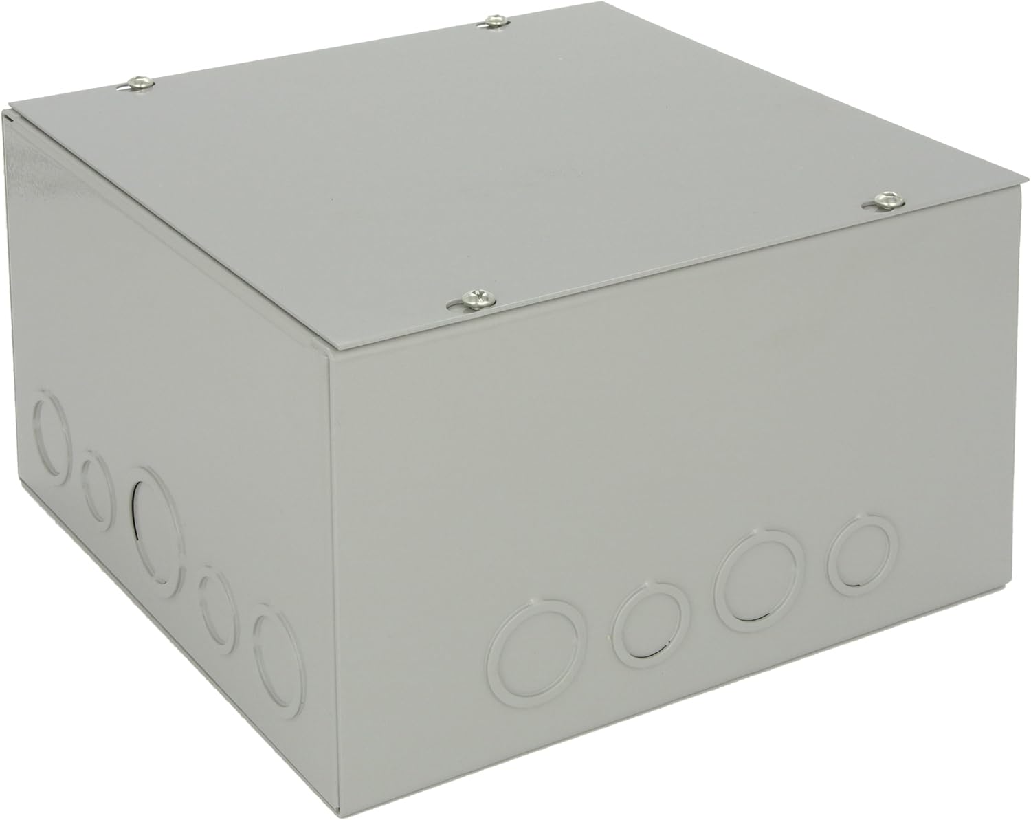 BUD Industries JB-3961-KO Steel NEMA 1 Sheet Metal Junction Box 10 L x ...