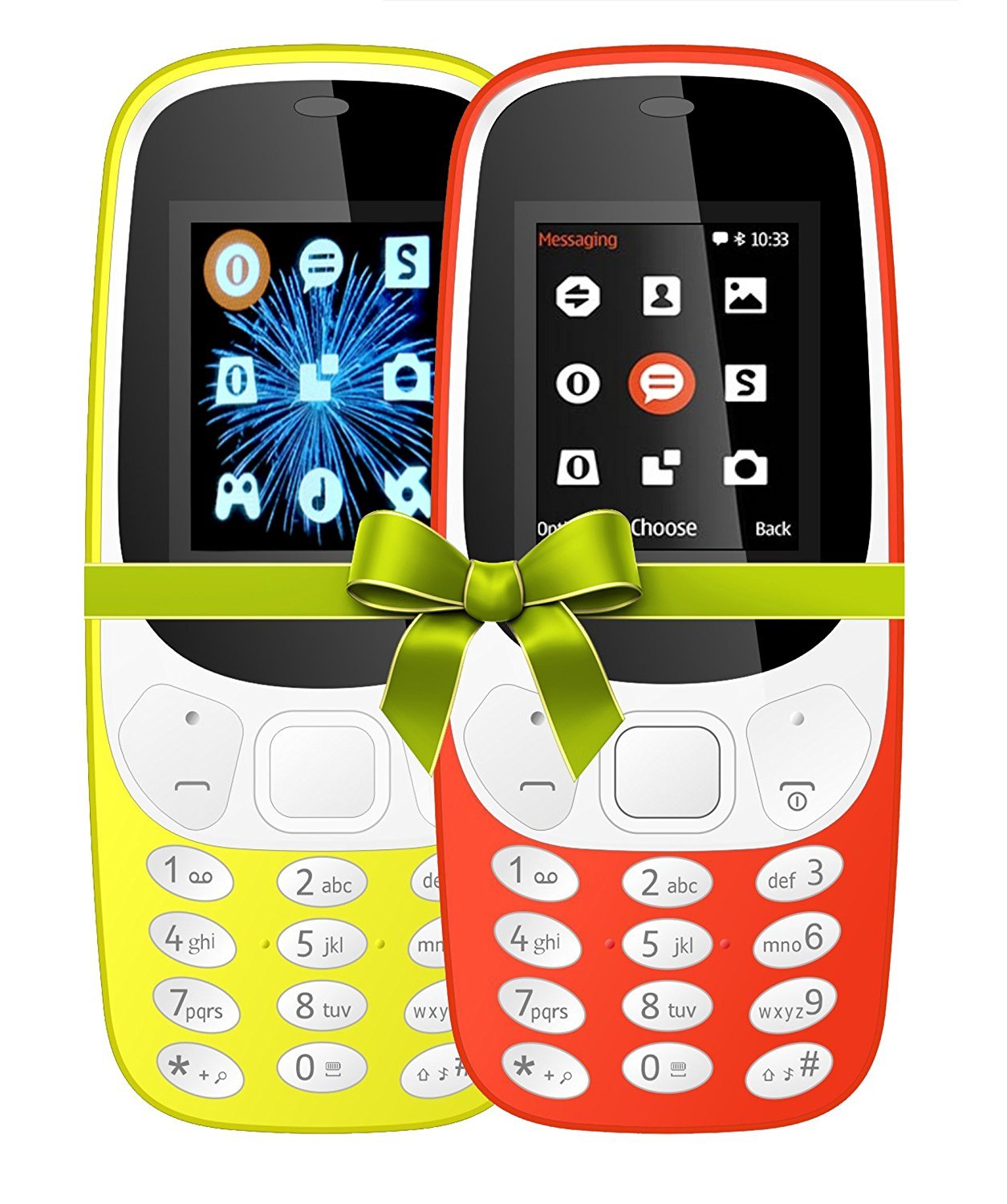 Callbar 3310 4.57 cm (1.8 Inch) Mobile Phone Combo - K3310 (Yellow ...