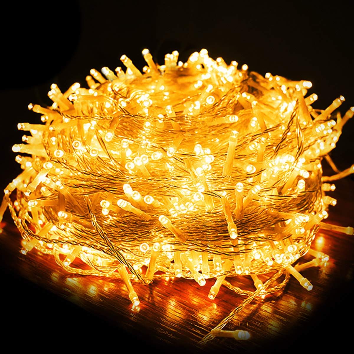 XIYUNTE 200 LED String Lights Battery Powered - 20M / 66ft 8 Modes Warm ...