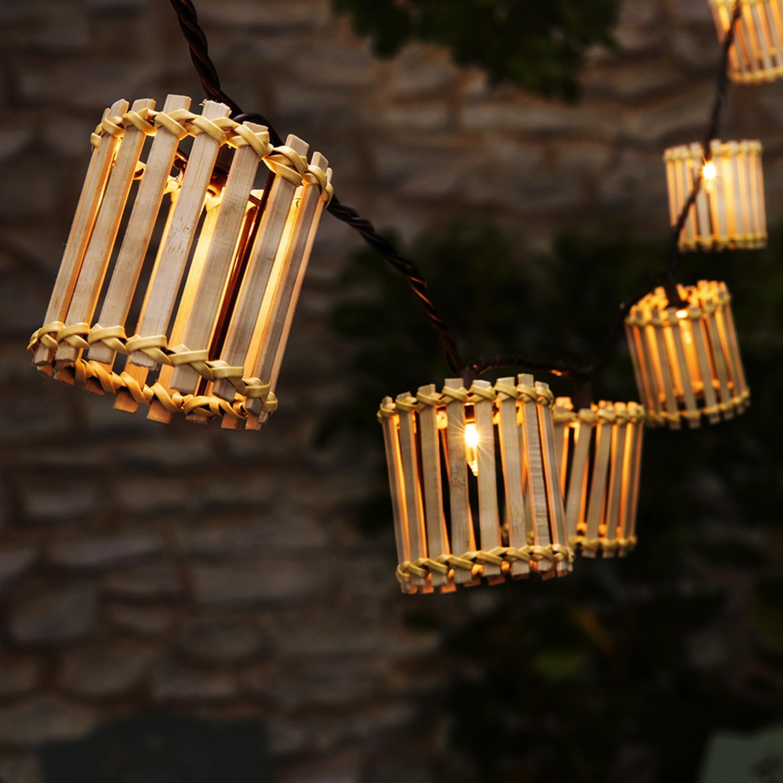 Solar Tiki Lights String