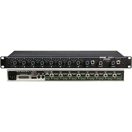 Amazon.com: Shure SCM262 Stereo Microphone Mixer with 12V Phantom Power ...