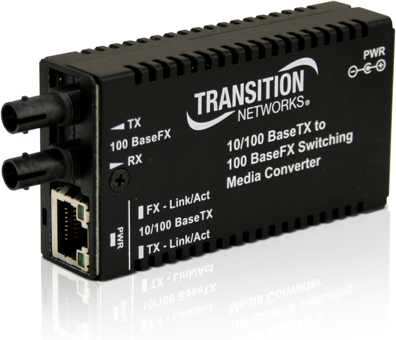Amazon.com: Transition Networks Mini 10/100 Bridging Fiber Media ...