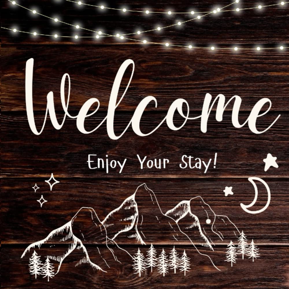 Welcome Guest Book: Guest Book for Vacation Home, Visitor Guest Book ...