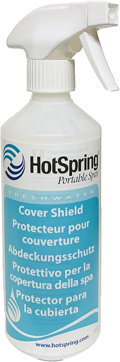 Hot Spring Freshwater Cover Shield Vinyl Cover Cleaner for Hot Tub Salt ...