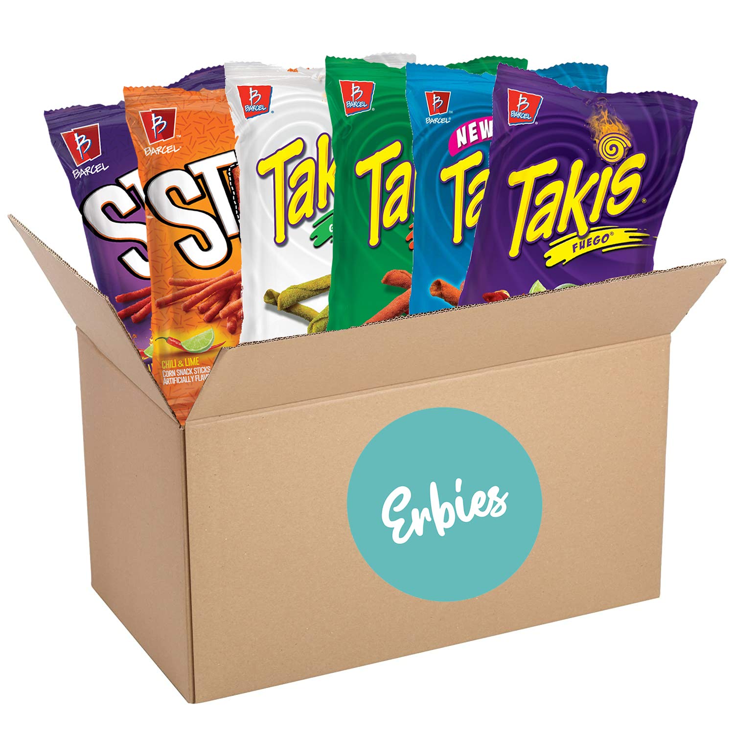 Takis Variety Pack - Takis Fuego, Takis Crunchy Fajitas, Takis Wild ...