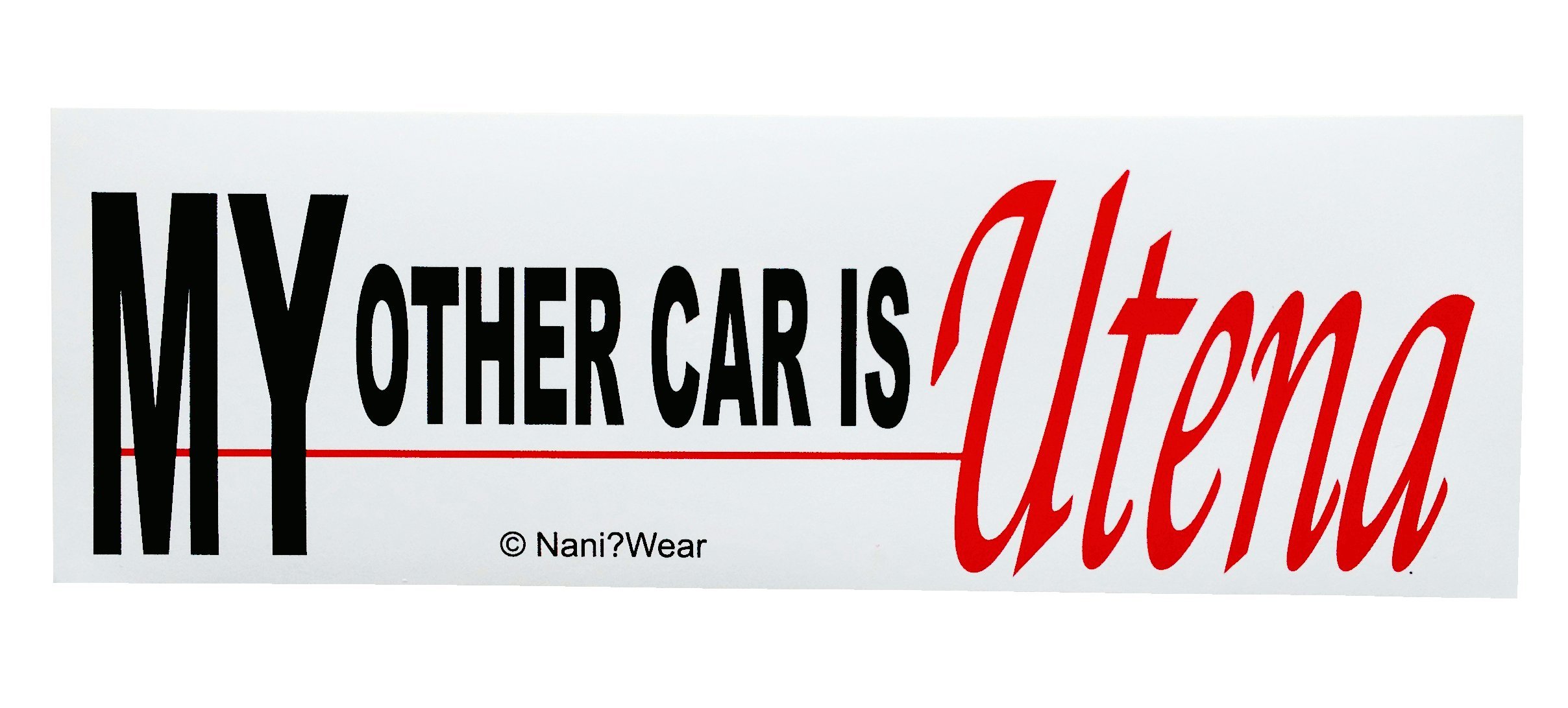Amazon.com: NaniWear Revolutionary Utena Anime Geek Bumper Sticker My ...
