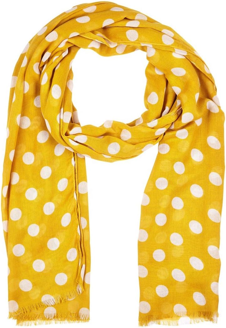 Weird Fish Alverton All Over Print Soft Handle Scarf Tumeric Size ONE ...