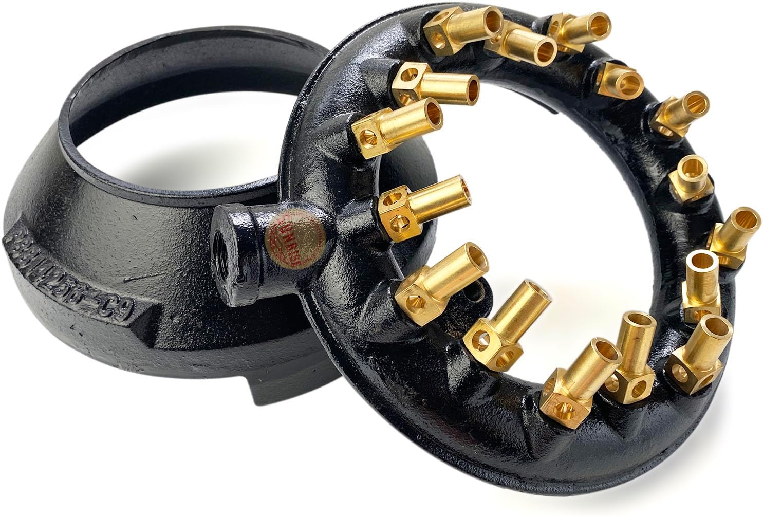 Amazon.com: Sunrise Kitchen Supply 16 Tip Natural Gas Jet Burner with ...