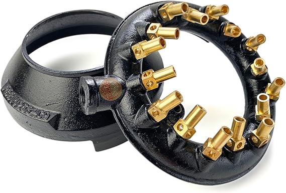 Amazon.com: Sunrise Kitchen Supply 16 Tip Natural Gas Jet Burner with ...