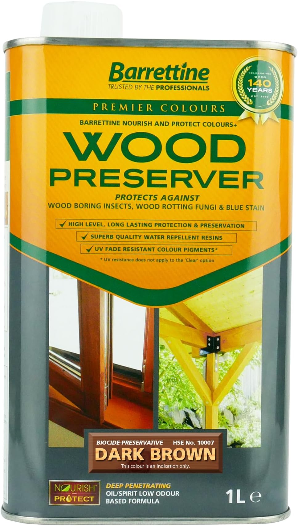 Wood Preserver 5L Dark Brown : Amazon.co.uk: DIY & Tools