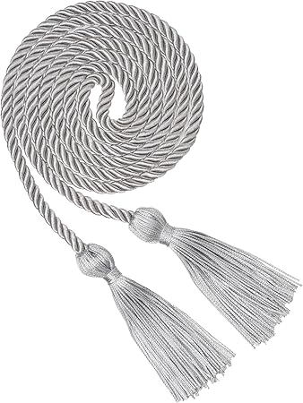 Amazon.com: GHGMAO Silver Graduation Cord, Graduation Honor Cords for ...