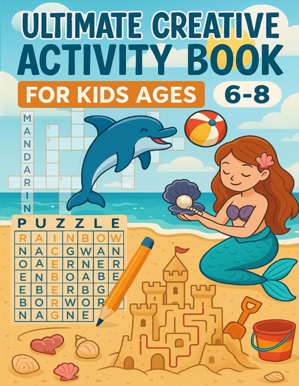 Ultimate Creative Activity Book for Kids Ages 6-8: 100 Fun and ...