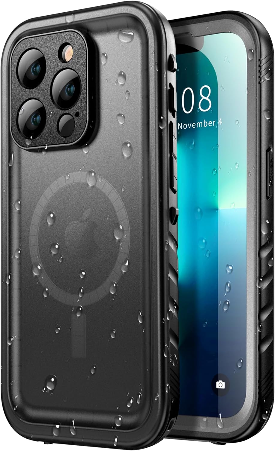 Amazon.com: SPORTLINK for iPhone 13 Pro Max Case Waterproof - Buit in Screen Protector ...