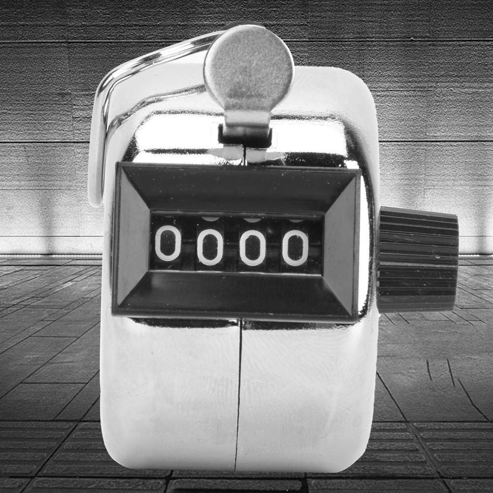 Amazon.com: Handheld Counter, Handheld Tally Counter 4 Digit Silver ...