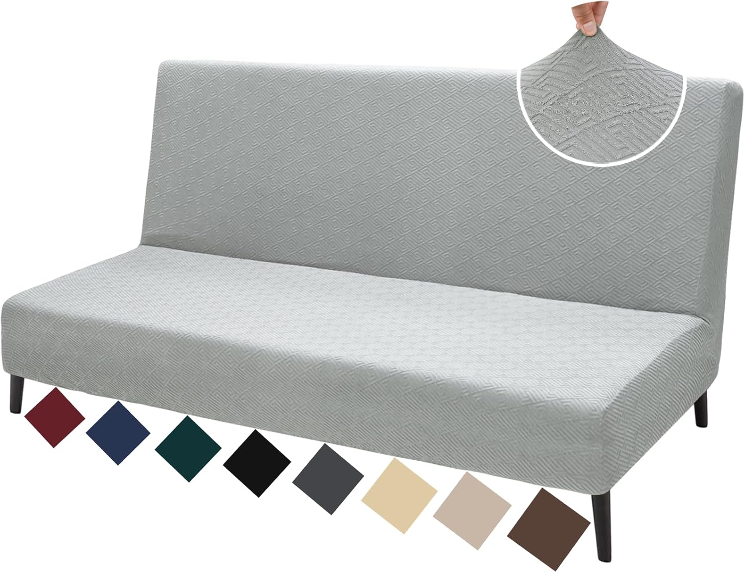 Amazon.com: ZNSAYOTX Armless Futon Covers Full Size, 2023 Newest ...