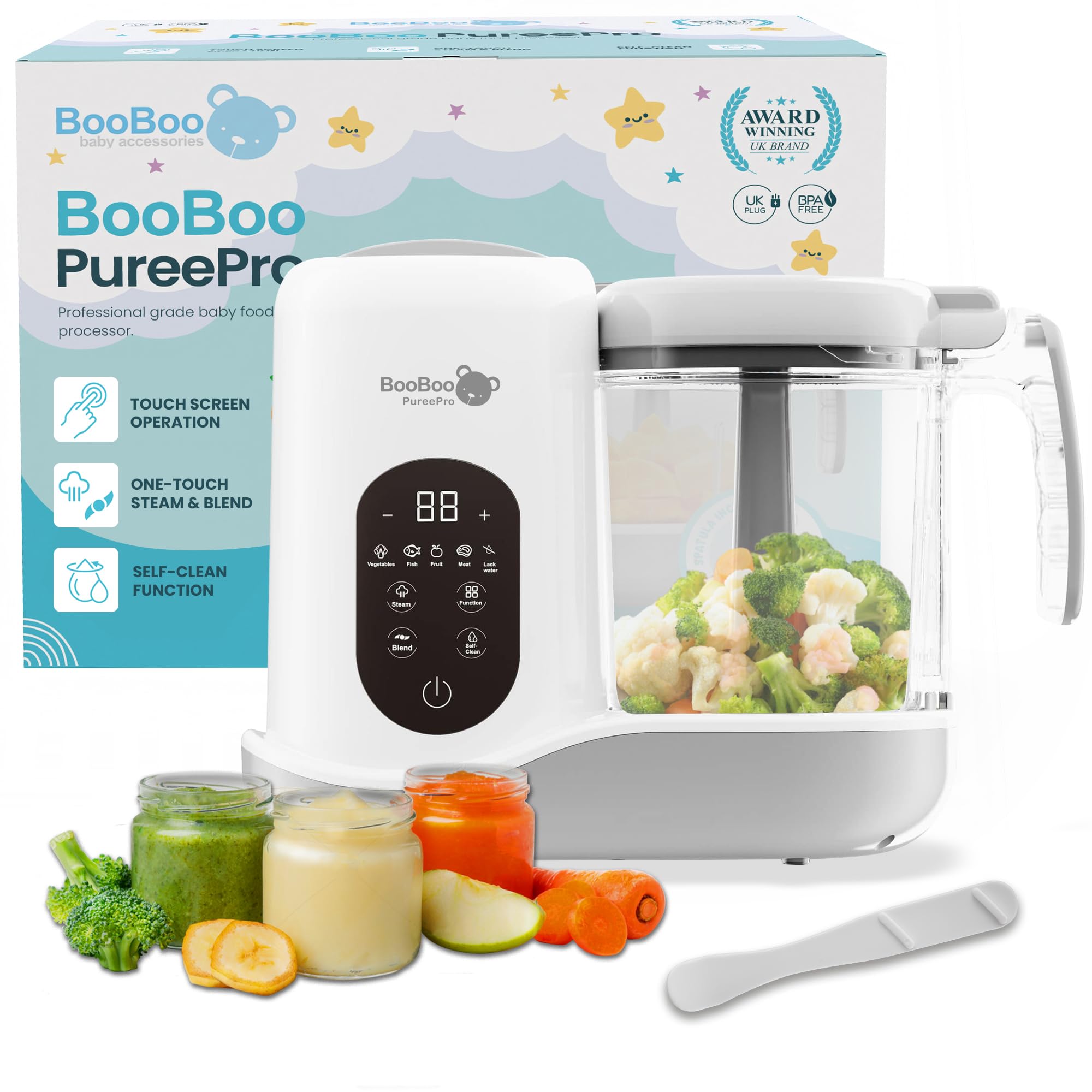 BooBoo PuréePro® Baby Food Maker, Multifunctional Food Processor ...