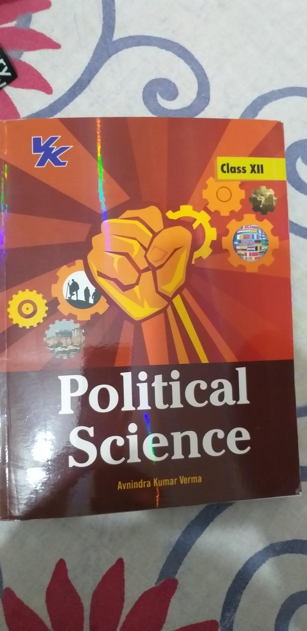 Political Science Book for Class 12 | CBSE (NCERT Solved) | Examination ...