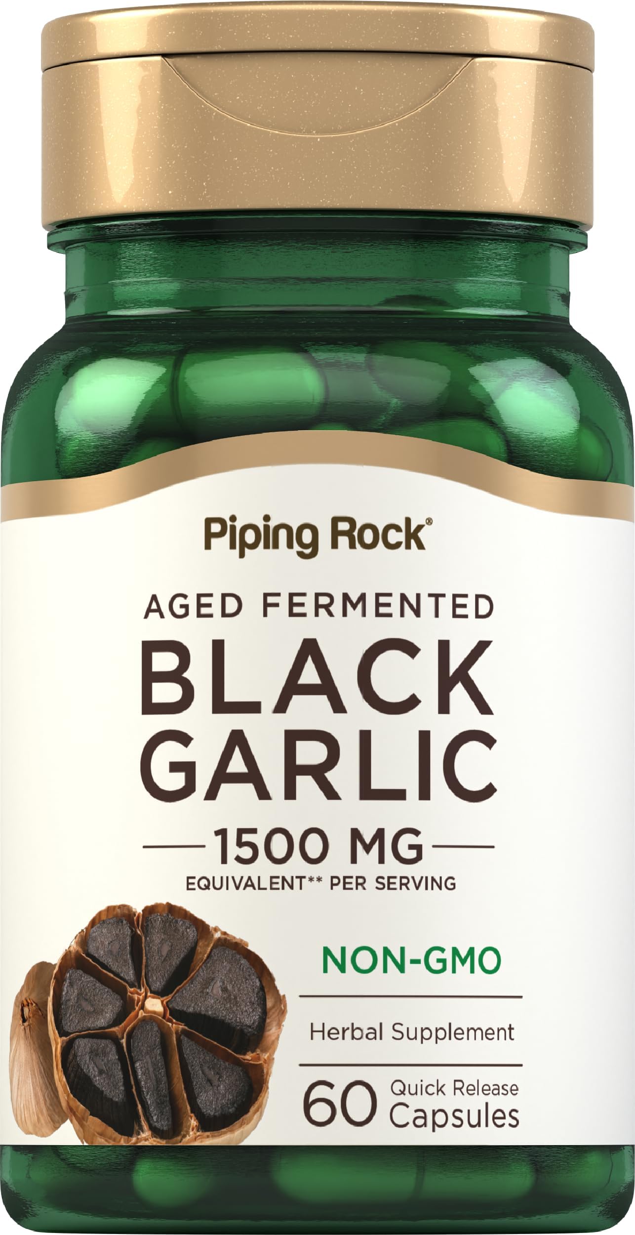 Amazon.com: Bhumi Organic Aged and Fermented Black Garlic Capsules, 60 ...