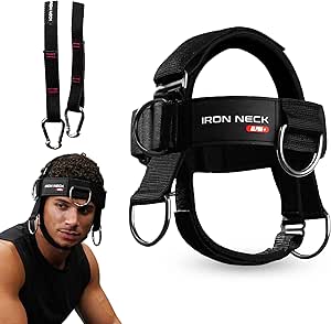 Iron Neck Harness Alpha Plus, Advanced Neck Trainer for Strengthening ...