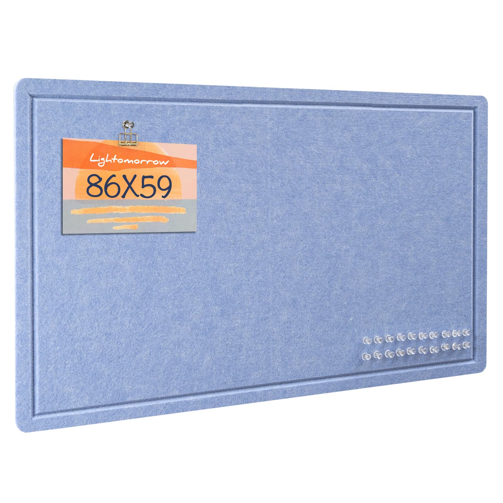 Bulletin Board, 86 x 59 Centimeters Felt Board - Decorative Pin Board ...