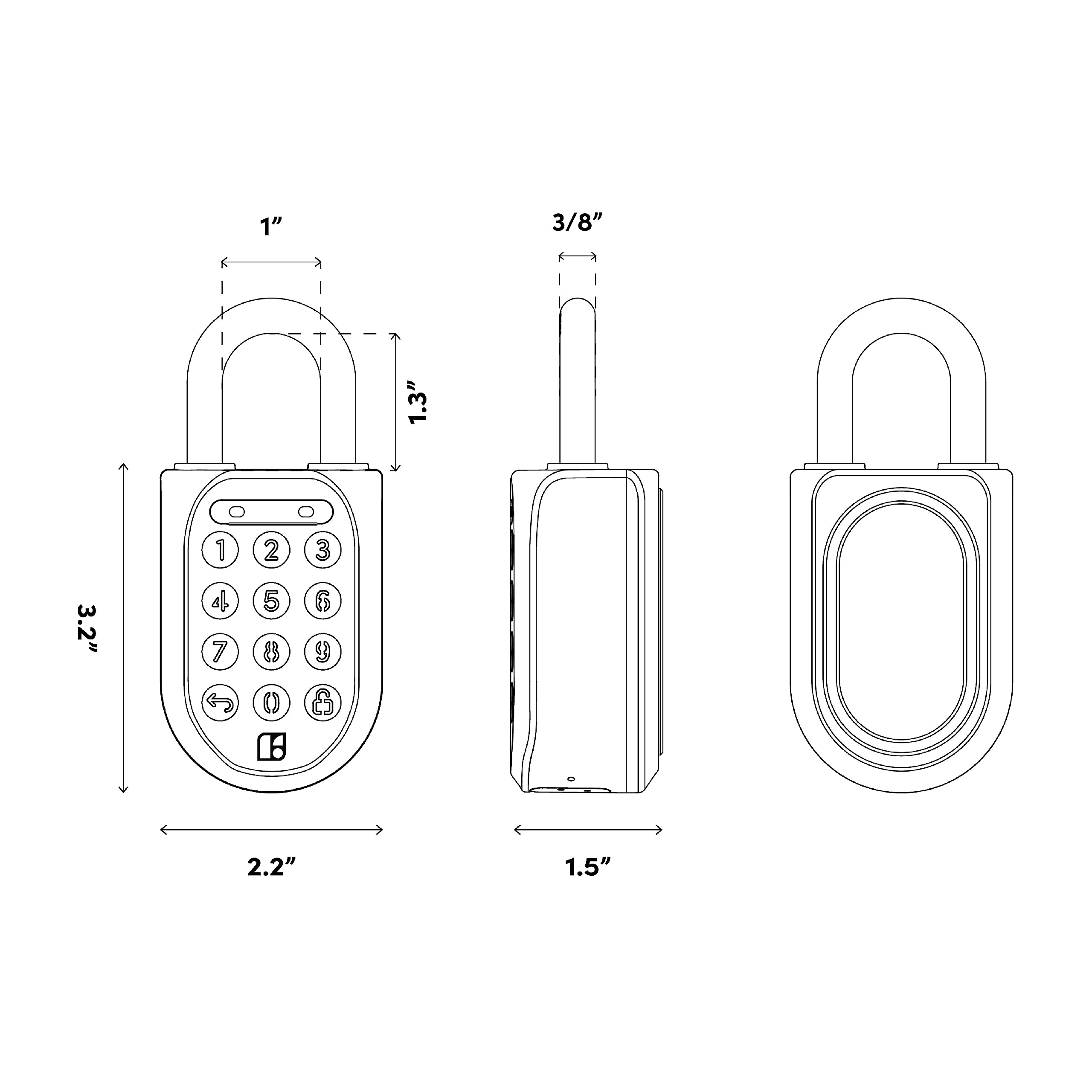 igloohome New Smart Padlock 2 (SP2), The Toughest Smart Padlock ...