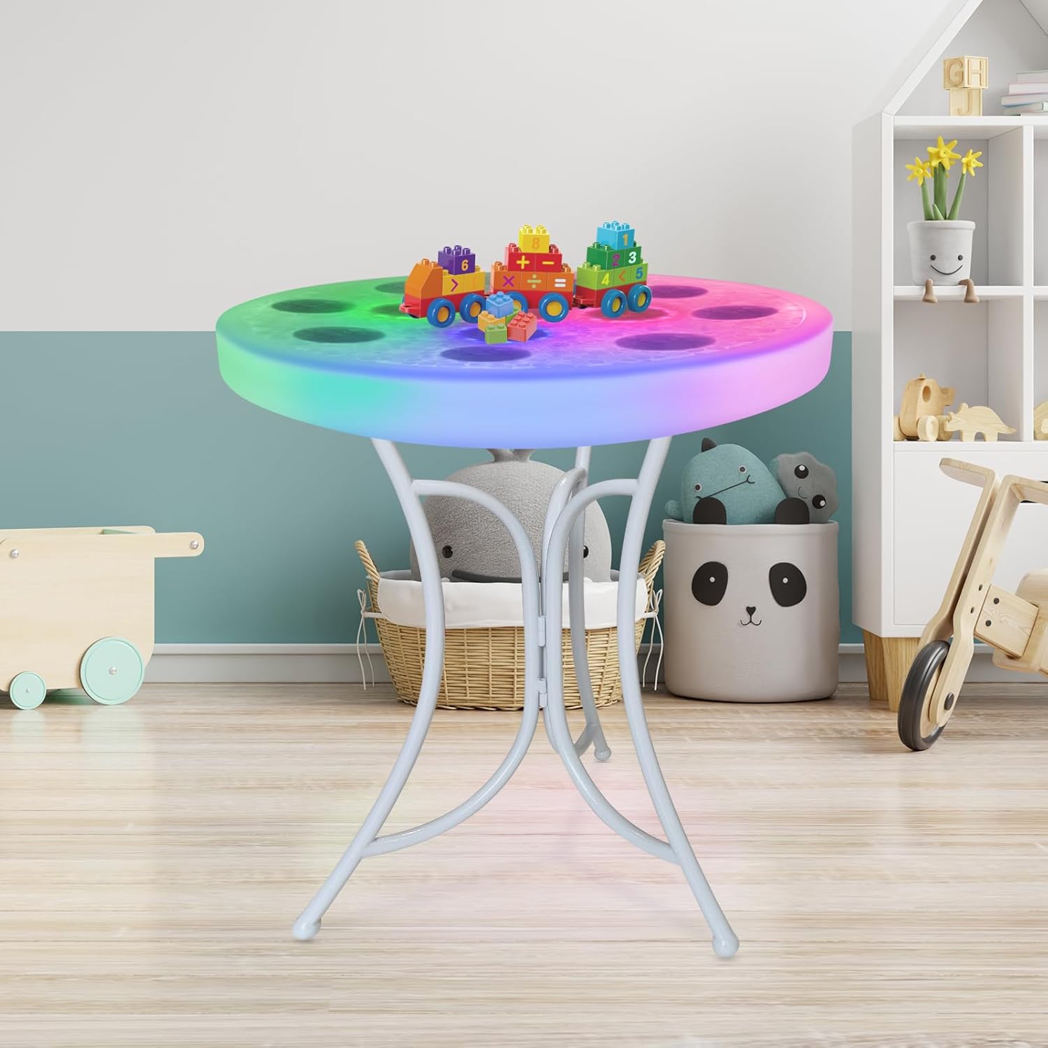 Amazon.com: HvaJvny Kids Light Table, Touch Sensitive Light Up ...