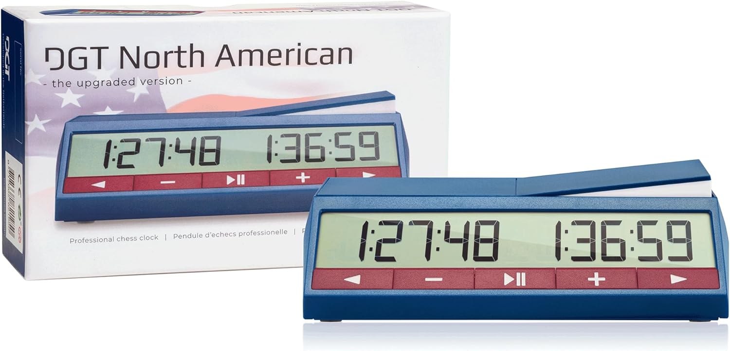 Amazon.com: DGT North American Chess Clock and Game Timer New 2024 ...