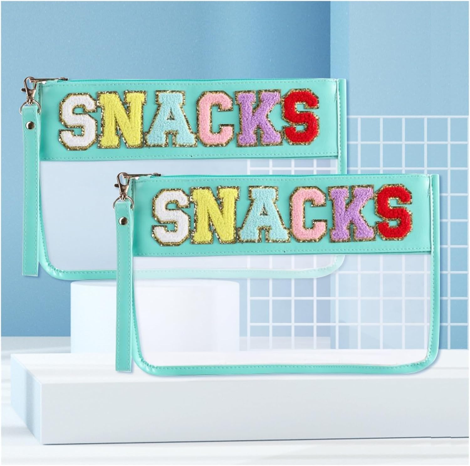 Amazon.com: Sunnydeer 2Pcs Snack Bags,Snack Bags for Travel,Snack Bag ...