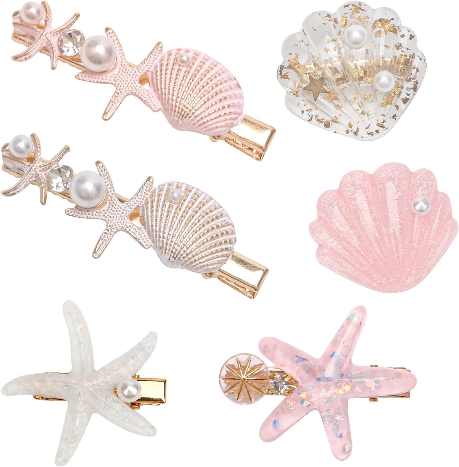 Amazon.com : Lurrose Banana Hair Clips Toothed Ponytail Holder Strong Tension Hair Claw Flower ...