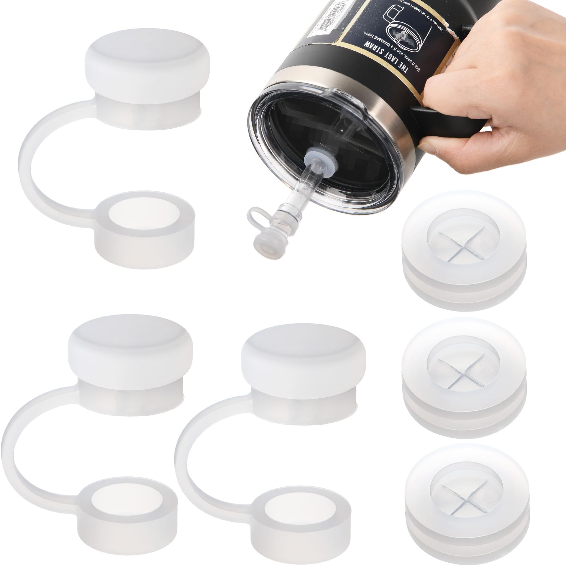 Amazon.com: Silicone Spill Stopper Compatible with YETI Straw Cup,Spill ...