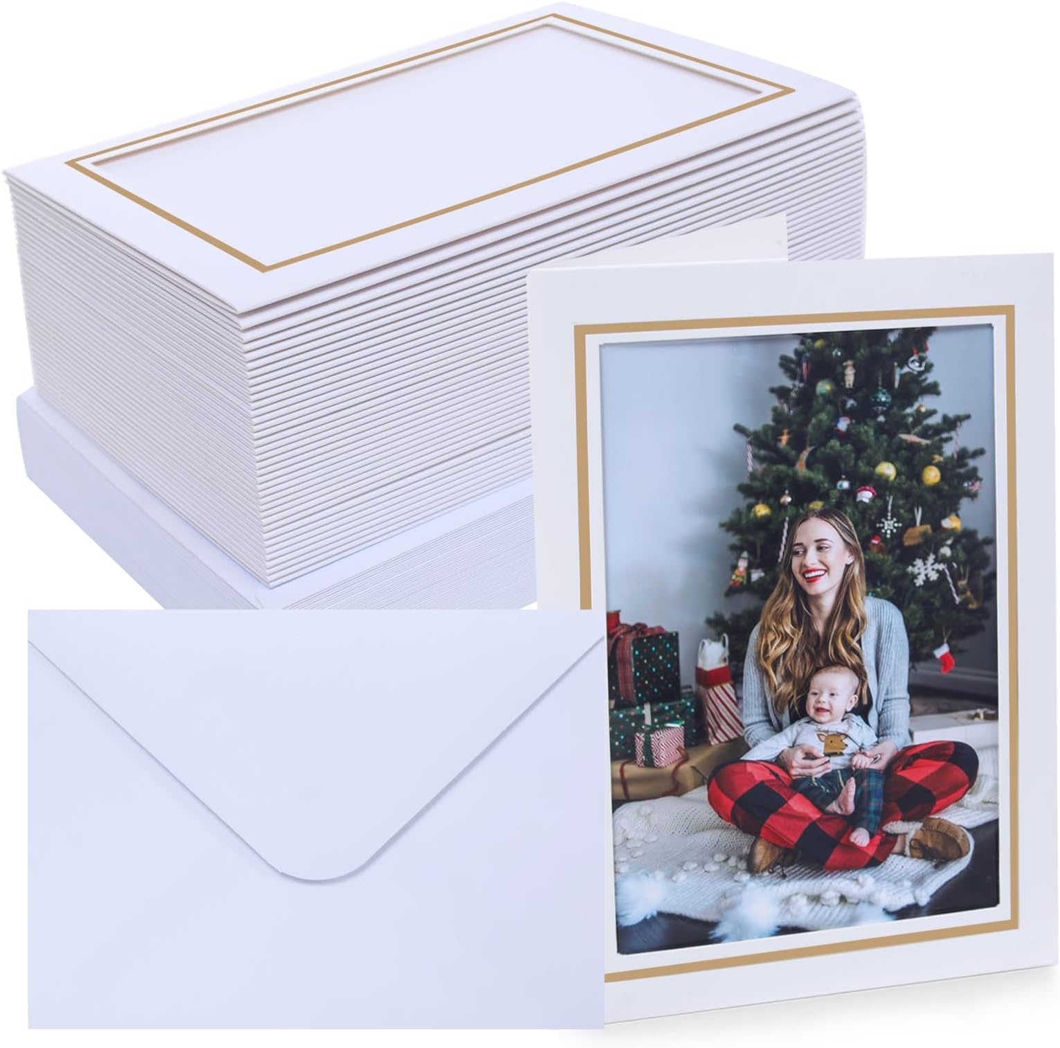 Amazon.com - 30 Pack White Paper Picture Frames 4x6,Standing Cardboard ...