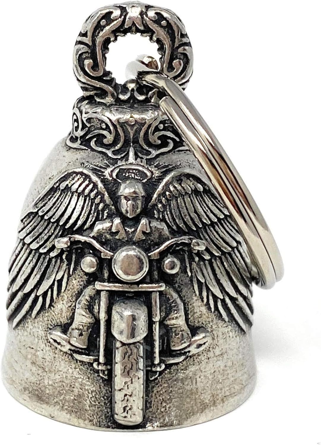 Amazon.com: Motorcycle Angel Motorcycle Biker Bell Accessory or Key ...