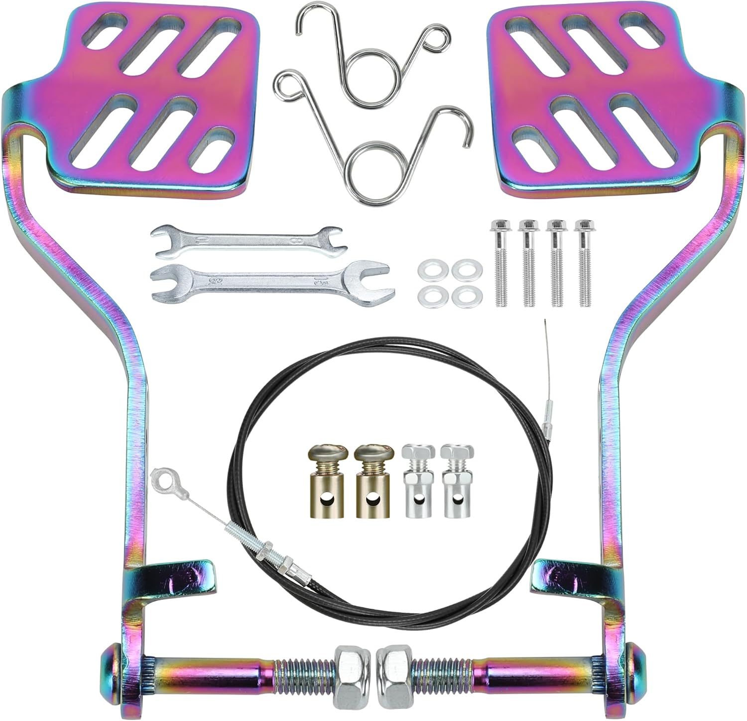 Amazon.com: Go Kart Brake Throttle Pedals with 71" Go Kart Throttle ...