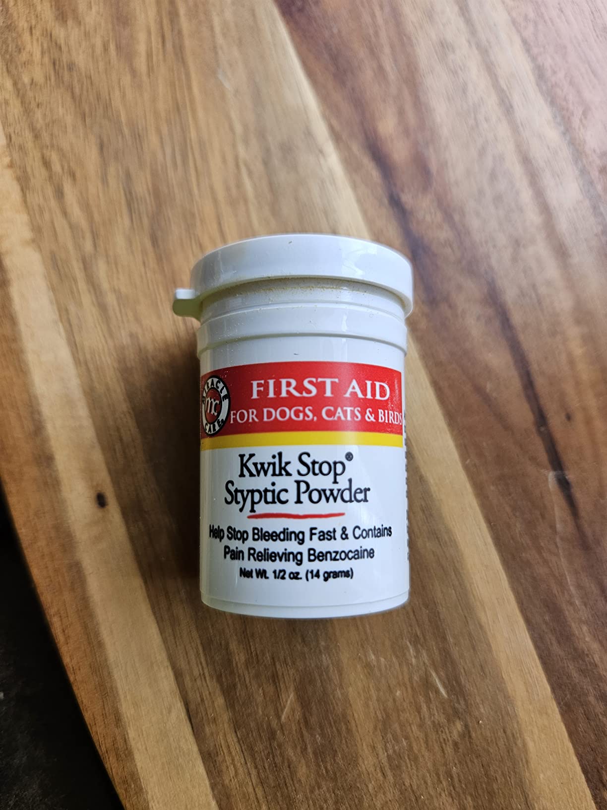 Miracle Care Kwik Stop Styptic Powder for Dogs, Cats, and Birds, Fast ...